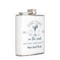 Last Toast On The Coast Beach Bachelorette Party Flask | Zazzle