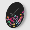Late Anyway Fallen Numbers Funny Gravity Clock | Zazzle