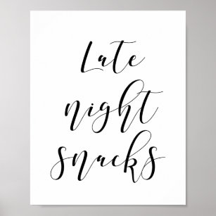 Snacks Sign Wedding Signs | Zazzle | Blog Hồng