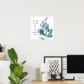 Late Rabbit Poster | Zazzle
