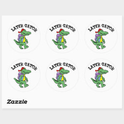 Later Gator Sticker | Zazzle