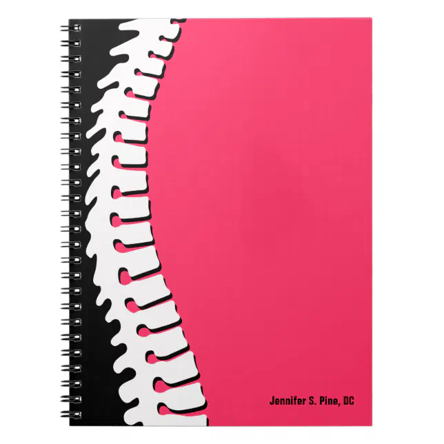 Lateral Spine Personalized Notebook | Zazzle
