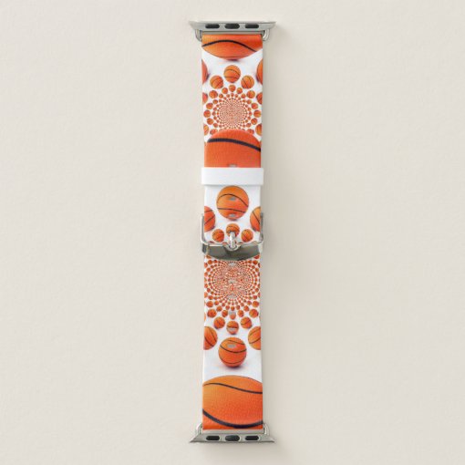 Latest Basketball Game Pattern Design Apple Watch Band | Zazzle