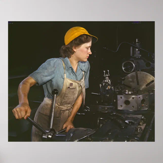 Lathe Operator 1942 Poster | Zazzle