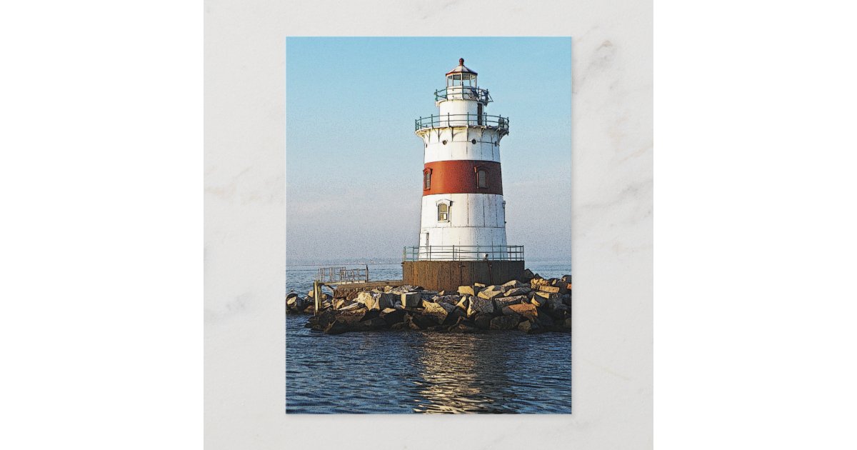 Latimer Reef Light Postcard | Zazzle