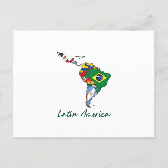 Latin America Postcard | Zazzle