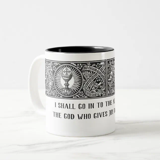 Latin Catholic Religous Prayer Priest Two-Tone Coffee Mug | Zazzle