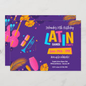 Latin Dance Party Invitation | Zazzle