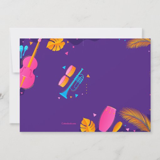 Latin Dance Party Invitation | Zazzle