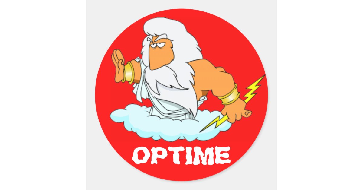 Latin: Optime! Classic Round Sticker | Zazzle
