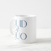 Latin Quid et Quo Classical Education Coffee Mug | Zazzle
