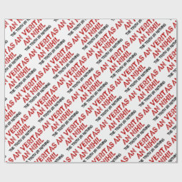 Latin Truth Quote Wrapping Paper | Zazzle