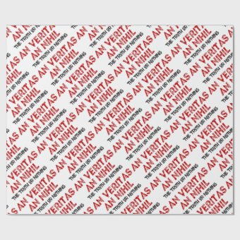 Latin Truth Quote Wrapping Paper | Zazzle