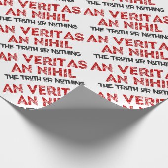 Latin Truth Quote Wrapping Paper | Zazzle