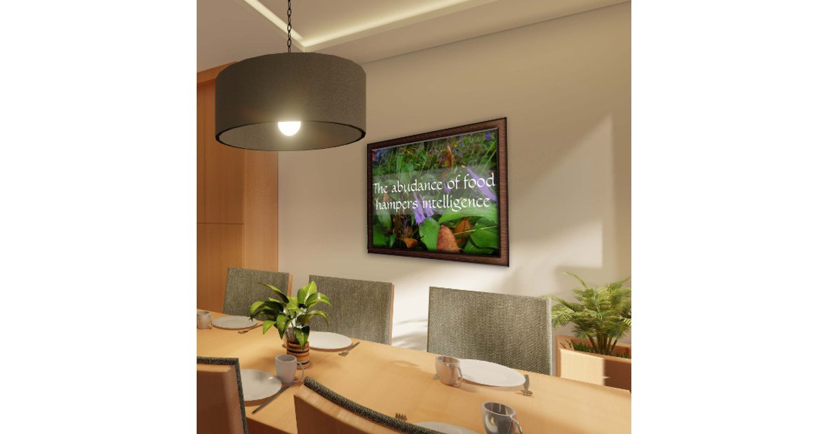 Latin wisdom quote intelligence greenery poster | Zazzle