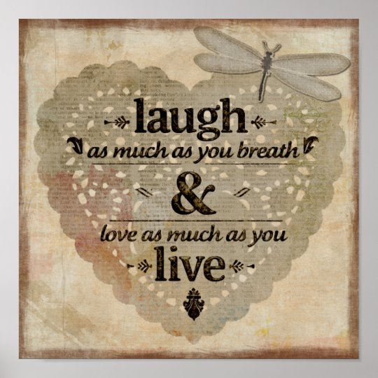 Laugh Poster | Zazzle.com