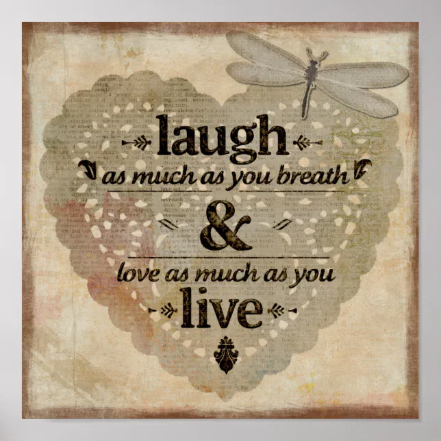 Laugh Poster | Zazzle