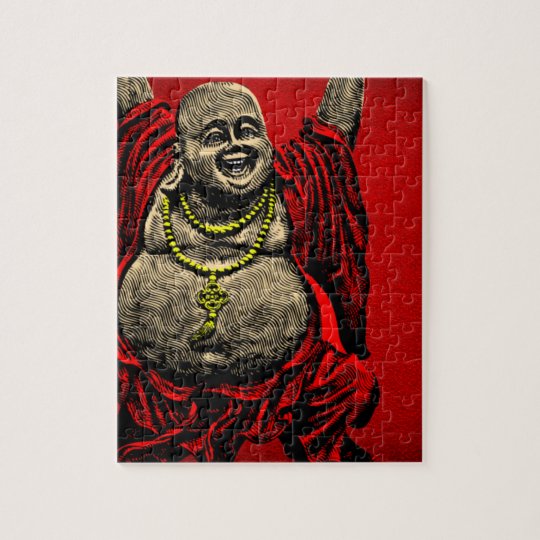 Laughing Buddha (4 color) Jigsaw Puzzle | Zazzle.com