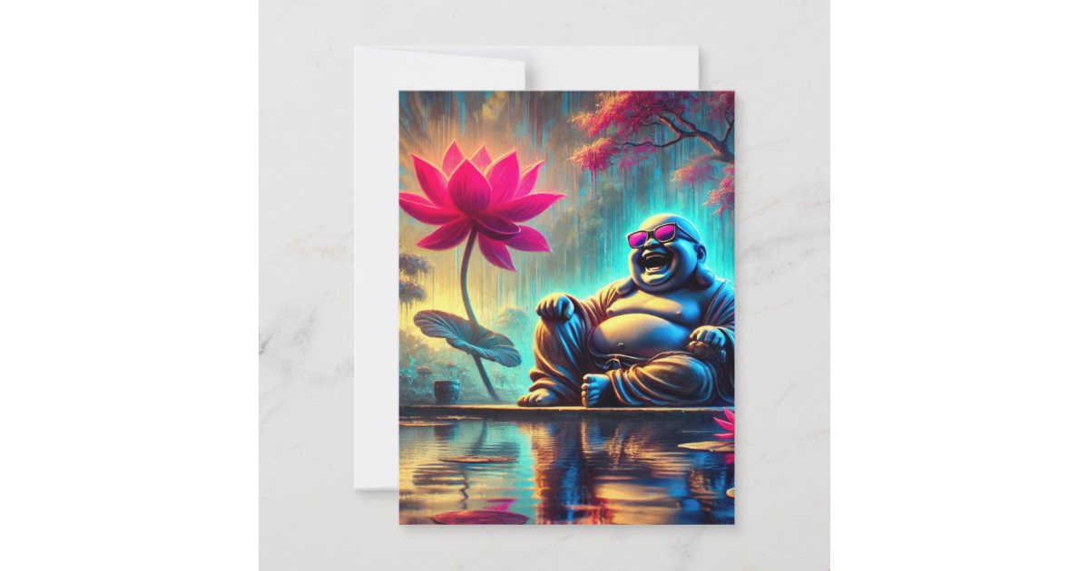 Laughing Buddha Invitation Card | Zazzle