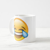 Laughing Crying Tears of Joy emoji Coffee Mug | Zazzle