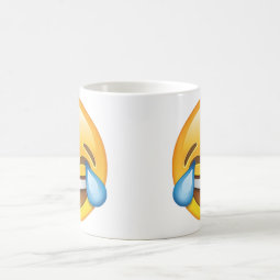 Laughing Crying Tears of Joy emoji Coffee Mug | Zazzle