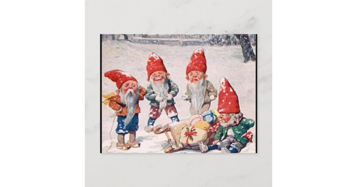 Laughing Elves Postcard | Zazzle
