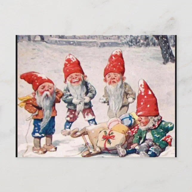Laughing Elves Postcard | Zazzle
