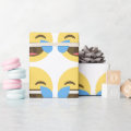 Laughing Emoji Wrapping Paper | Zazzle