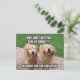 Laughing Golden Retriever Funny Shellfish Joke Postcard | Zazzle