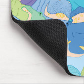 Laughing Hippos - cool colors Mouse Pad | Zazzle