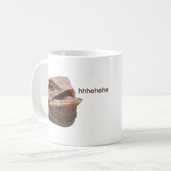 Laughing Iguana HeHe Lizard Coffee Mug | Zazzle