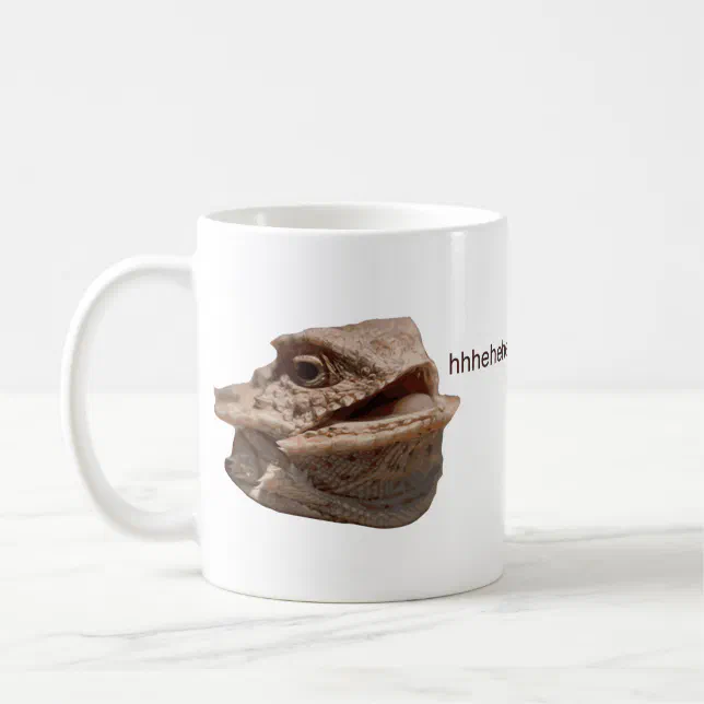Laughing Iguana HeHe Lizard Coffee Mug | Zazzle