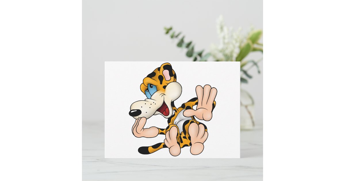 Laughing Leopard Invitations | Zazzle