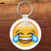 Laughing Out Loud Emoji Keychain | Zazzle