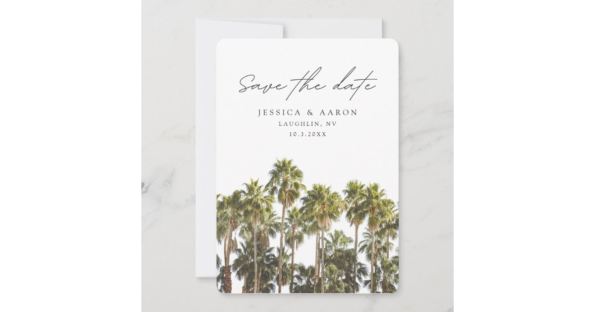 Laughlin Wedding Nevada Save the Date Invitation | Zazzle