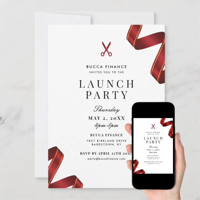Launch Party Invitation | Zazzle