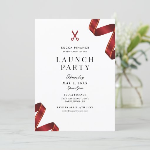 Launch Party Invitation | Zazzle
