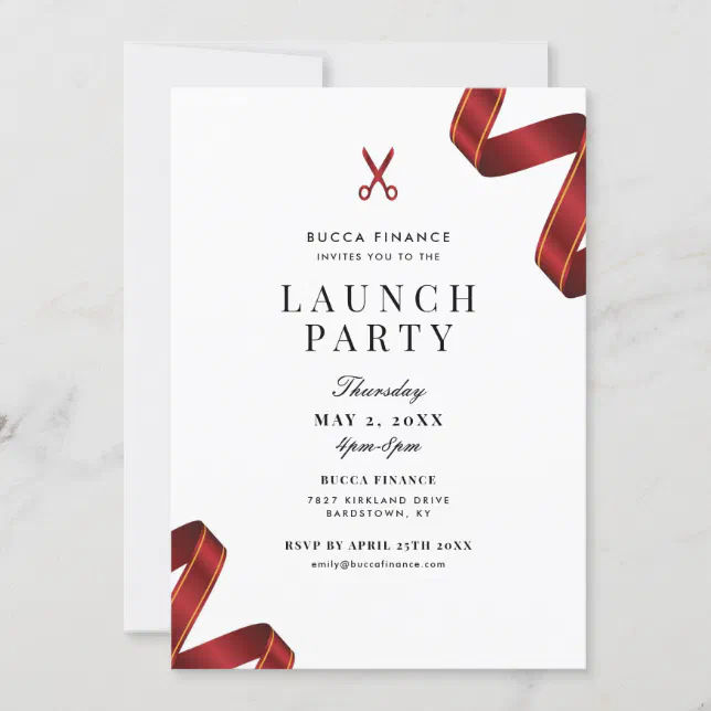 Launch Party Invitation | Zazzle