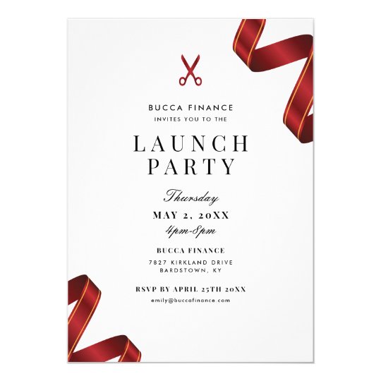 Launch Party Invitation | Zazzle.com