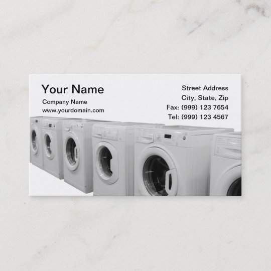 Laundry Business Card | Zazzle.com