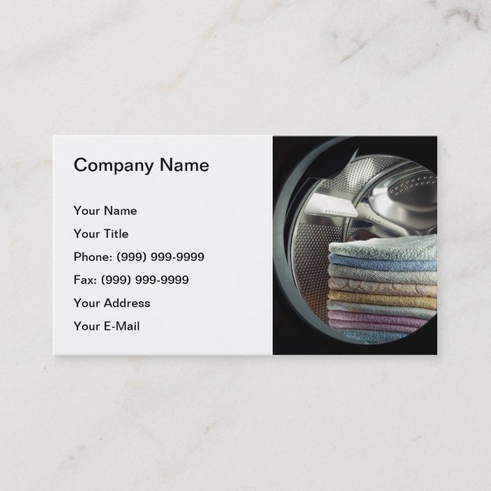 Laundry Business Card | Zazzle.com