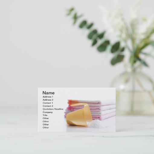 Laundry Business Card | Zazzle