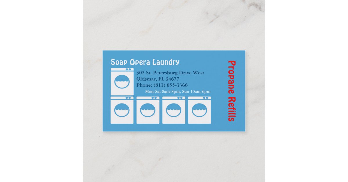 Laundry Business Card | Zazzle