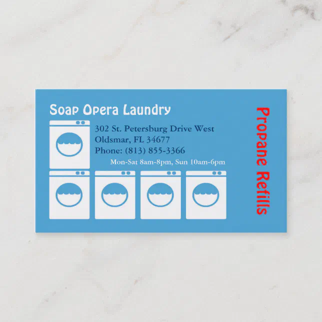 Laundry Business Card | Zazzle