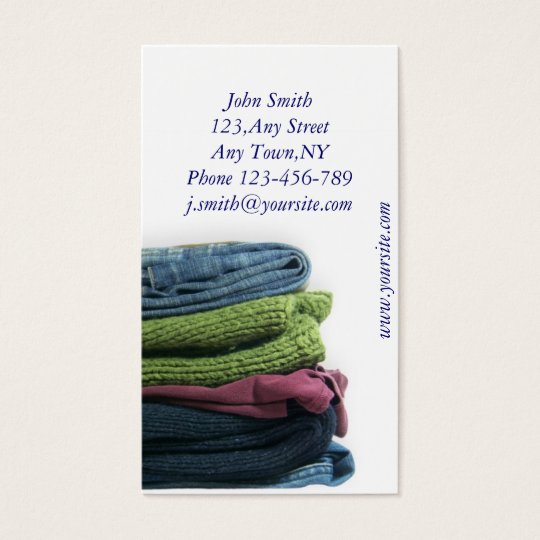 Laundry Business Card Template | Zazzle.com