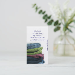 Laundry Business Card Template | Zazzle