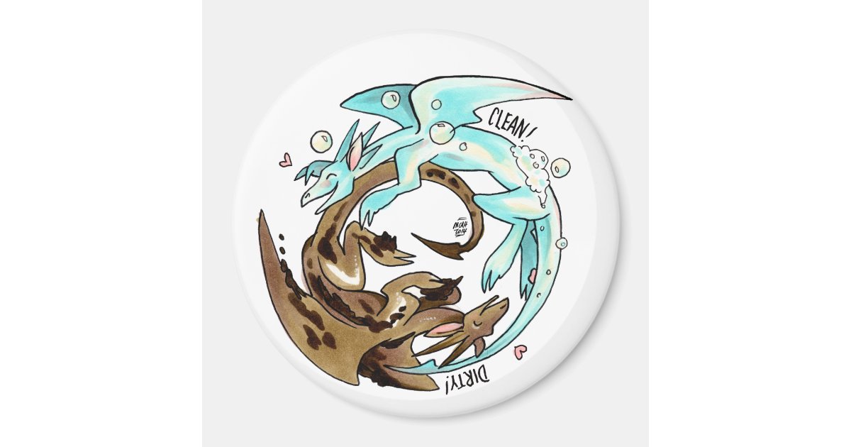 Laundry Dragons Dishwasher Magnet! Magnet | Zazzle