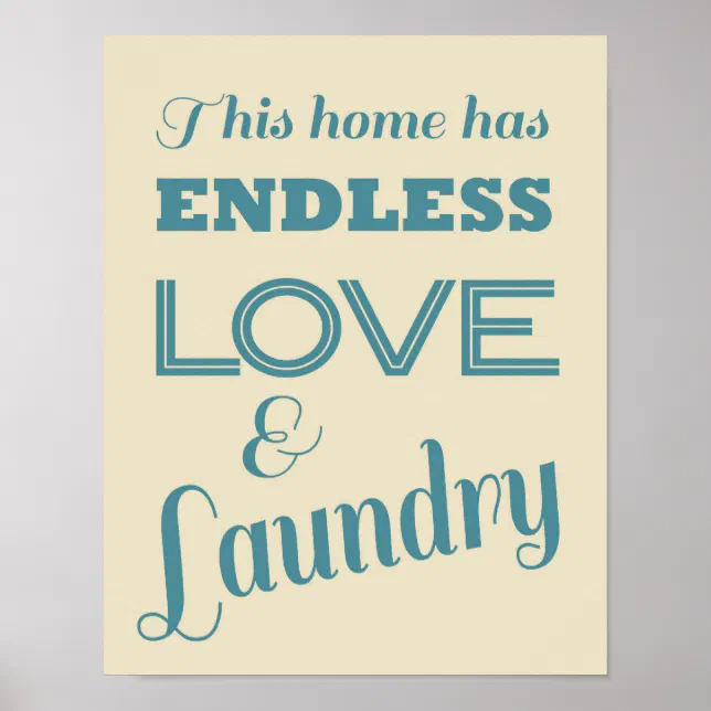 Laundry Room Poster | Zazzle