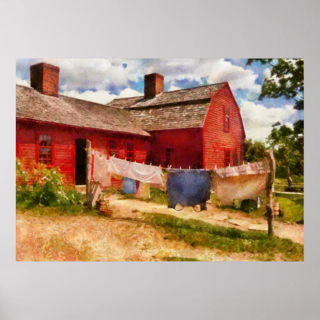 Laundry - The Clothes Line Poster | Zazzle