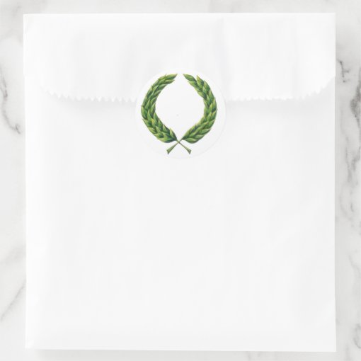 Laurel Wreath Stickers | Zazzle